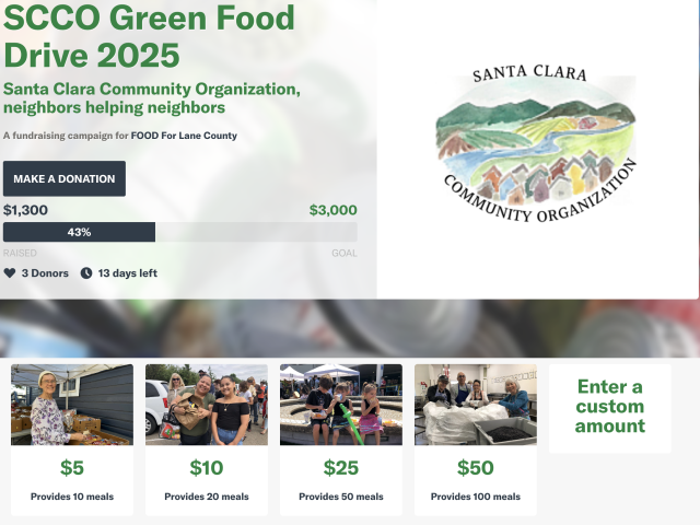 SCCO Food Drive Donations Reach over 40% – Please contribute to help ...