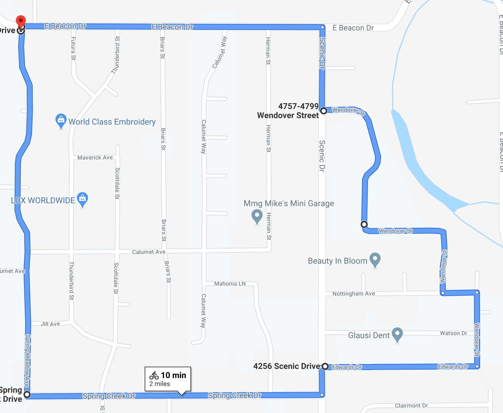 2 Mile Bike Ride – Between Beacon and Spring Creek Dr | Santa Clara ...